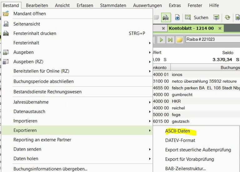 OPOS.TXT Zahlungseingänge aus Datev – Von Anwender zu Anwender