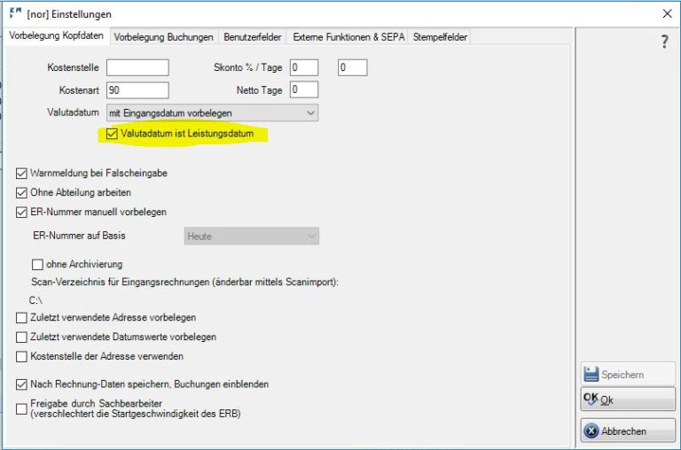 Leistungsdatum Ein-und Ausgangsrechnungen – Von Anwender zu Anwender